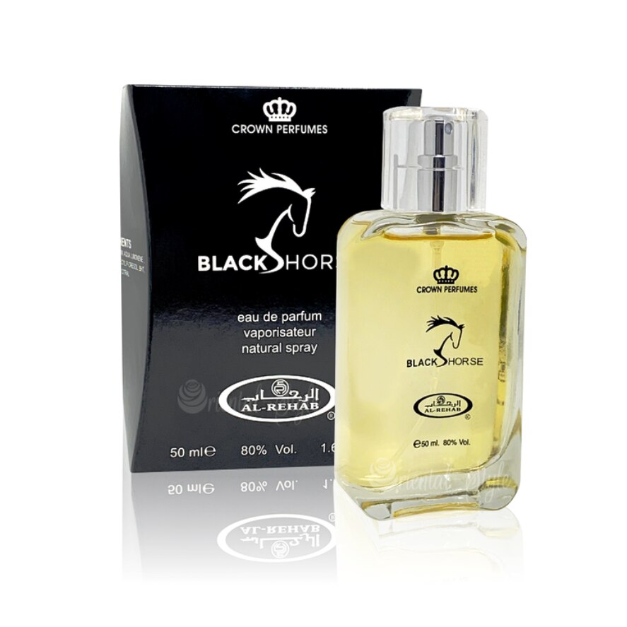 Parfum barbatesc Al Rehab BLACK HORSE, parfum, 50 ml - eMAG.ro