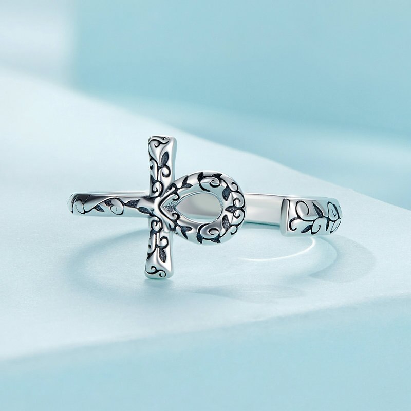 Inel argint cu cruce Ankh, BeSpecial, IZT0173 - eMAG.ro