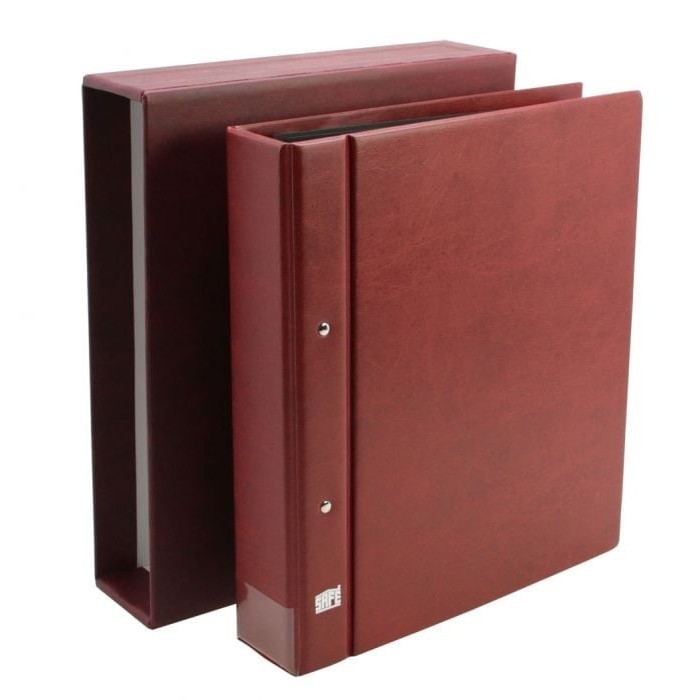 Album si Caseta de Protectie Compact A4 Burgundy, Safe Albums - eMAG.ro