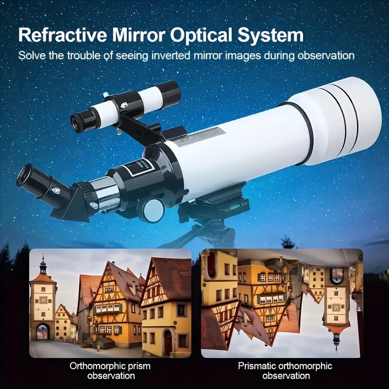 Telescop astronomic Y40070, YANX, Obiectiv Barlow, 20-334X, reglabil ...
