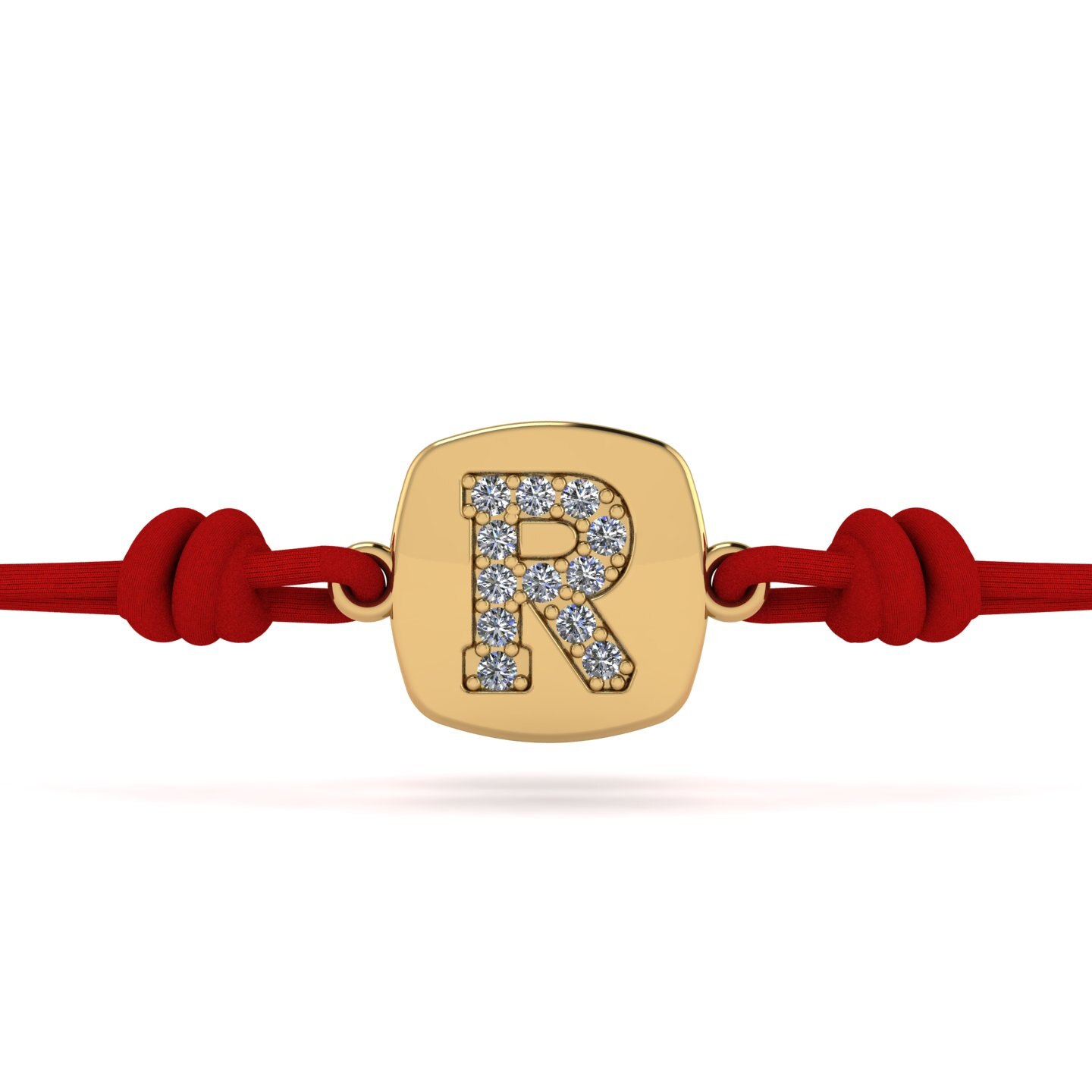 Bratara Initiala Gold Plated Litera R - eMAG.ro