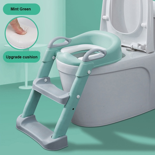 Reductor wc cu scarita pliabila, Verde - eMAG.ro