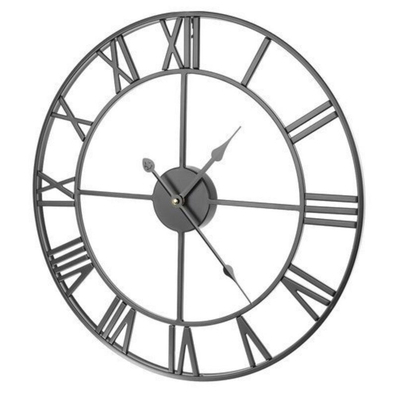 Ceas de perete Mercaton®, Model Vintage cu numere romane, Diametru 48 ...