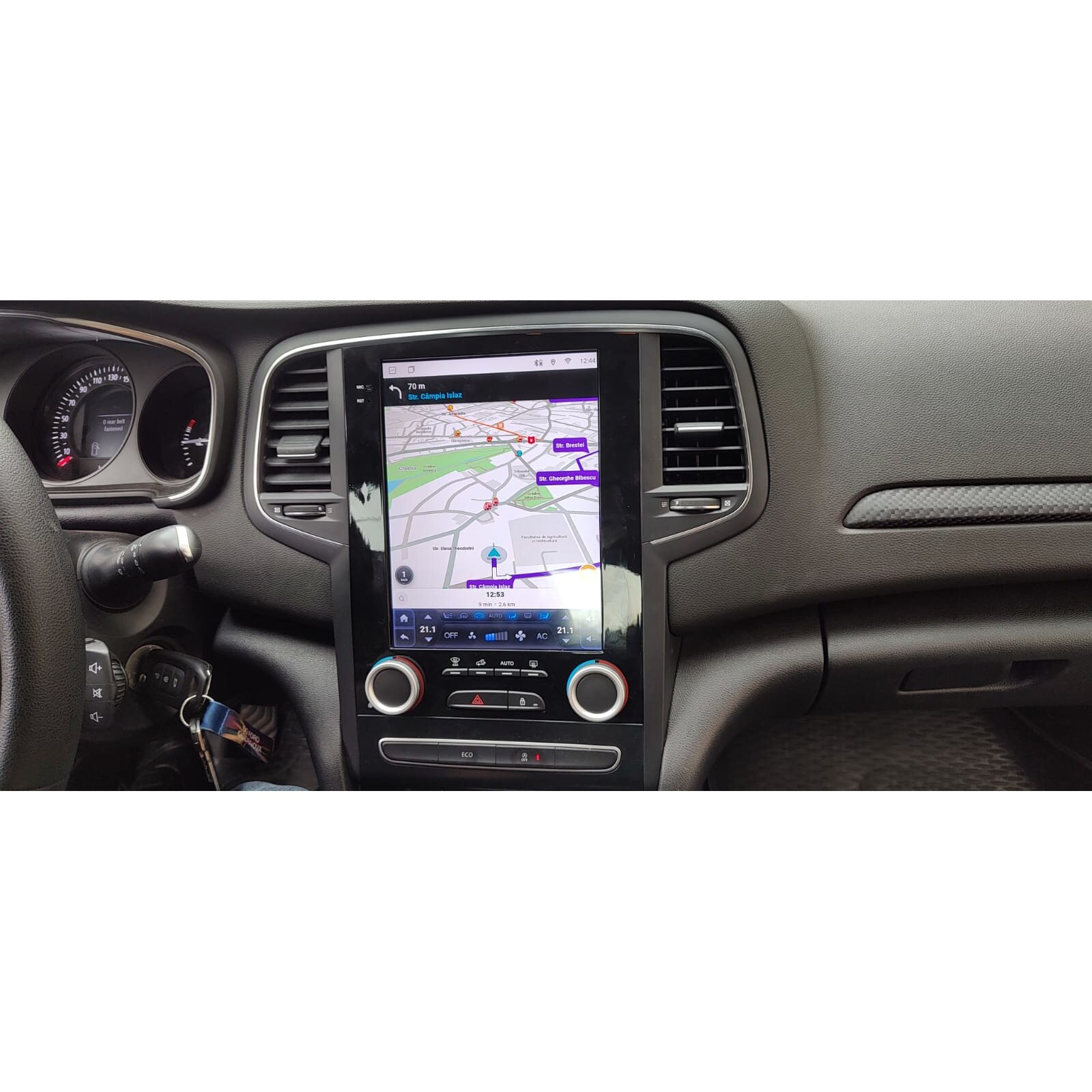 Navigatie Tesla Renault Megane 4 2016-2019 cu sistem android 4+64GB ...