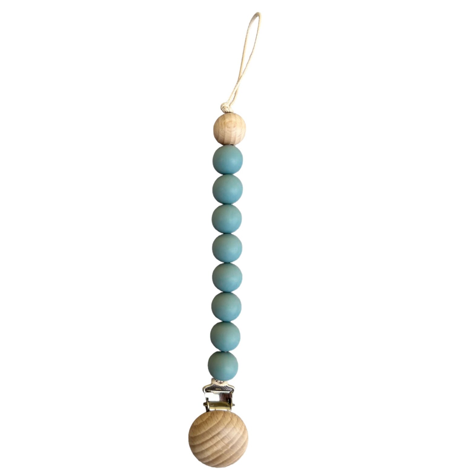 Lantisor cu bile din silicon si clips puternic cu prindere buna pentru ...