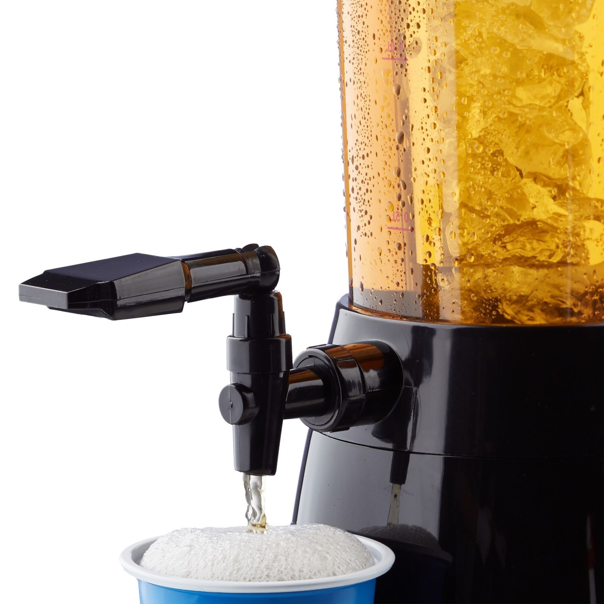 Dozator de bauturi cu robinet si functie racire, 2.5 L, transparent ...