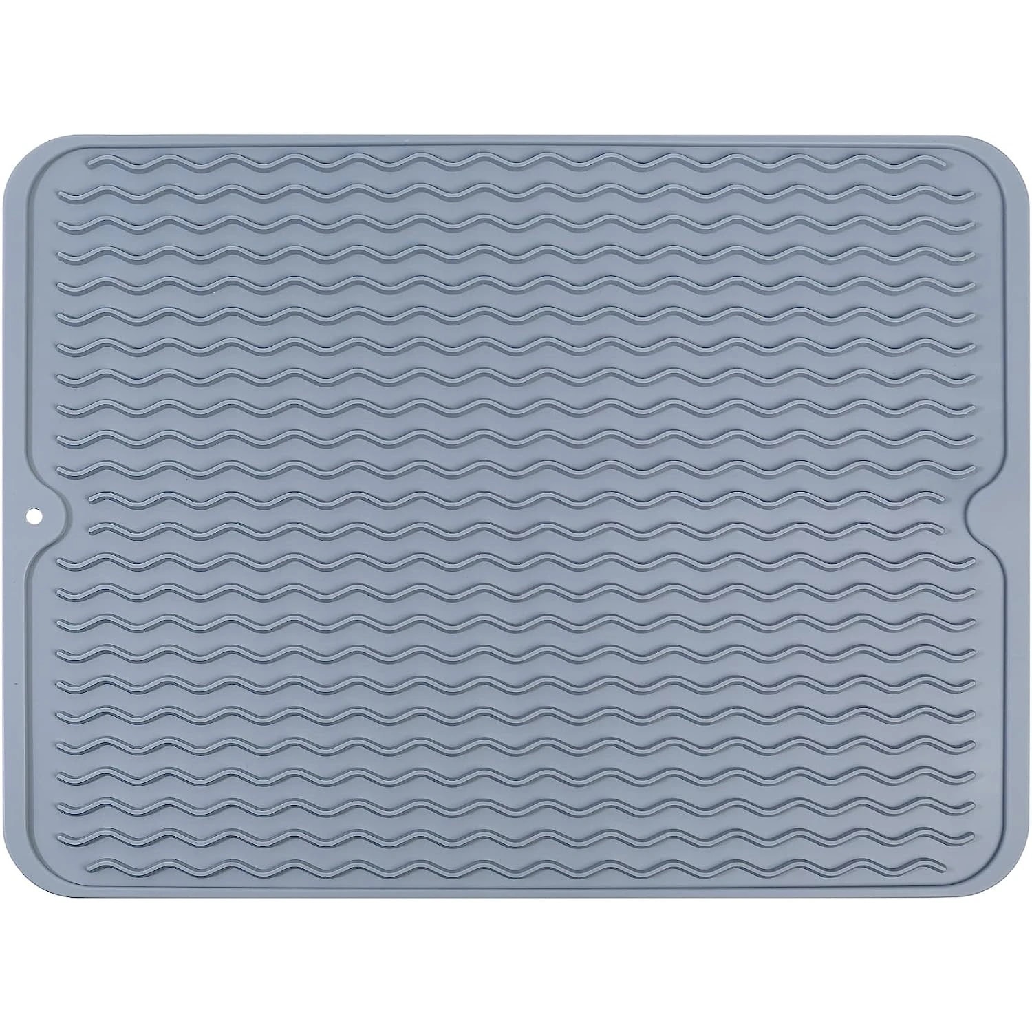 Scurgator pentru vase mare din silicon rezistent la caldura, gri ...