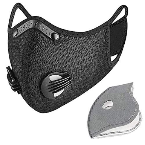 Set 10 filtre de Rezerva Carbon pentru Masca Sport de Protectie cu 2 ...