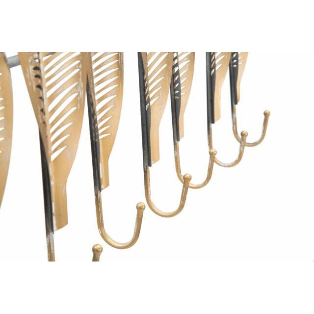 Cuier pentru hol, model de frunze, 7 carlige - eMAG.ro