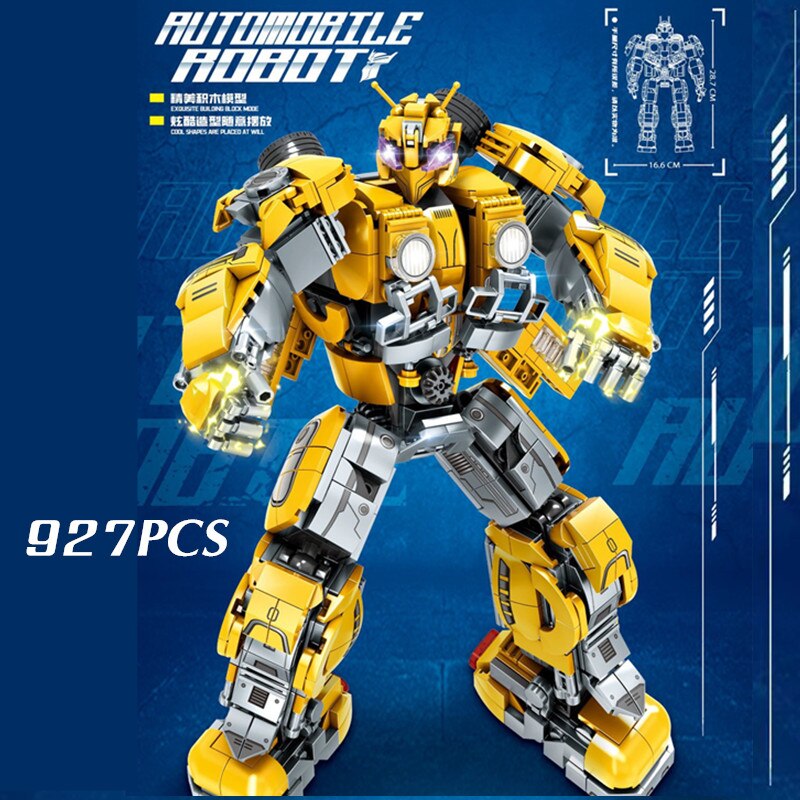 Robot Transformers Bumblebee Star Commander tip lego 30cm, 927 piese ...