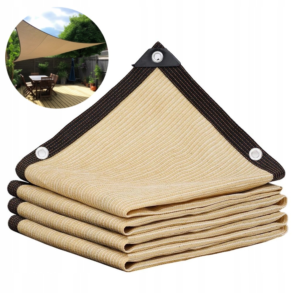 Copertina pentru gradina, 3x3m, Protectie UV, HDPE, Crem - eMAG.ro