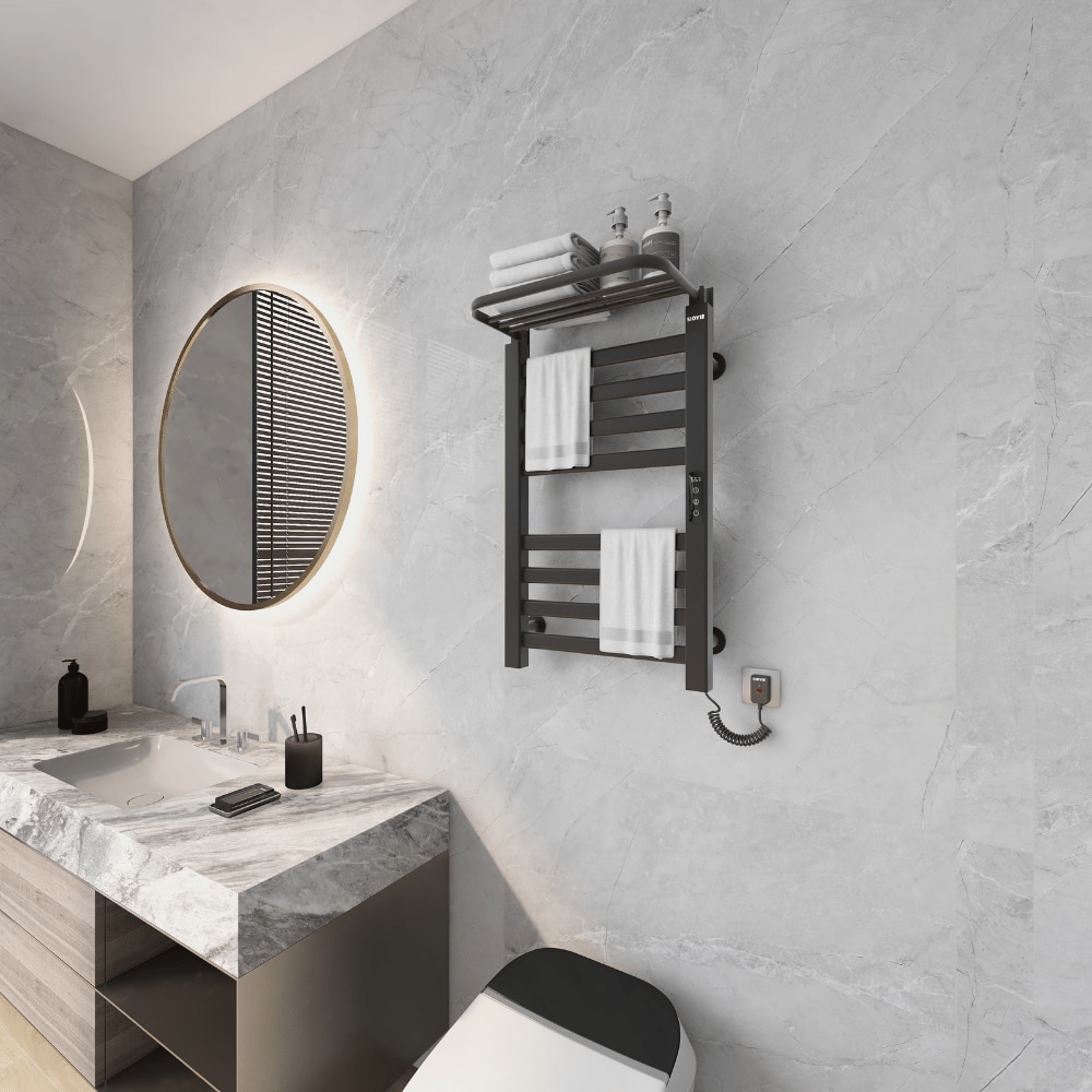 Radiator baie, 180 W, Negru - eMAG.ro