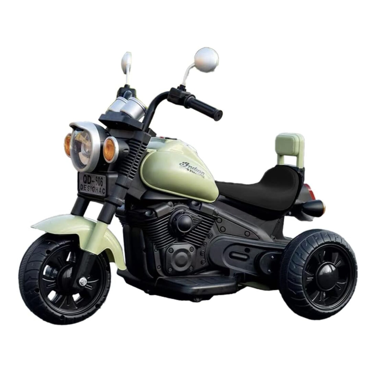 Motocicleta electrica cu 3 roti, 6V, 3-6 ani, 606 Verde - eMAG.ro