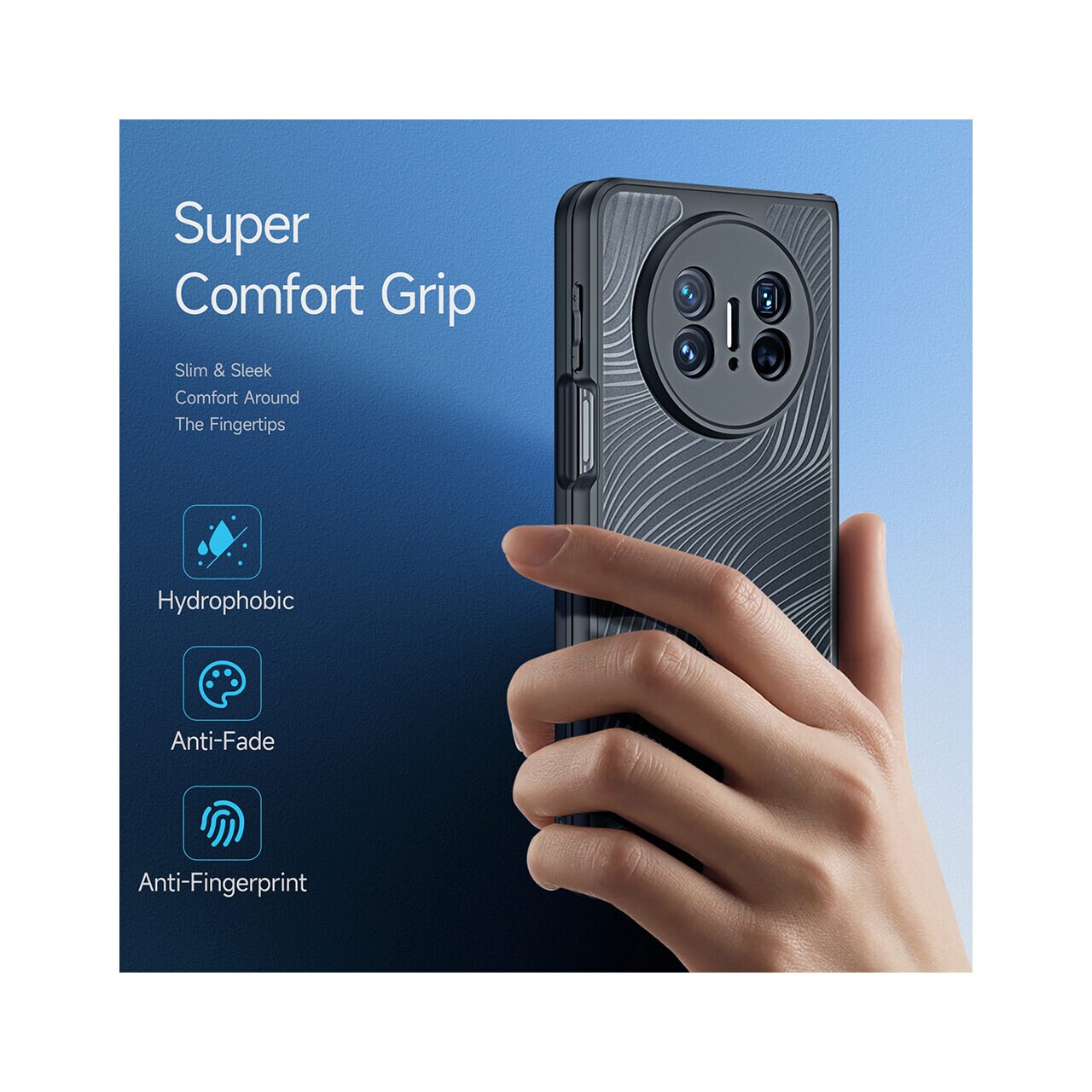 Кейс за Huawei Mate X5 Dux Ducis Aimo Series Черен - eMAG.bg