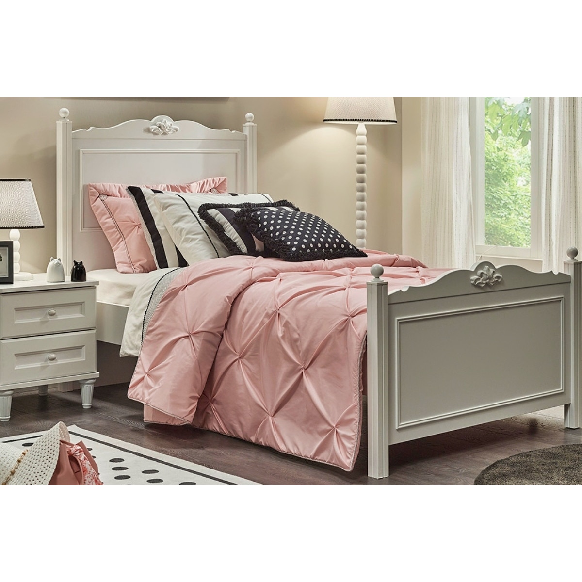 Set camera adolescenti colectia Lora Teen, alb - eMAG.ro