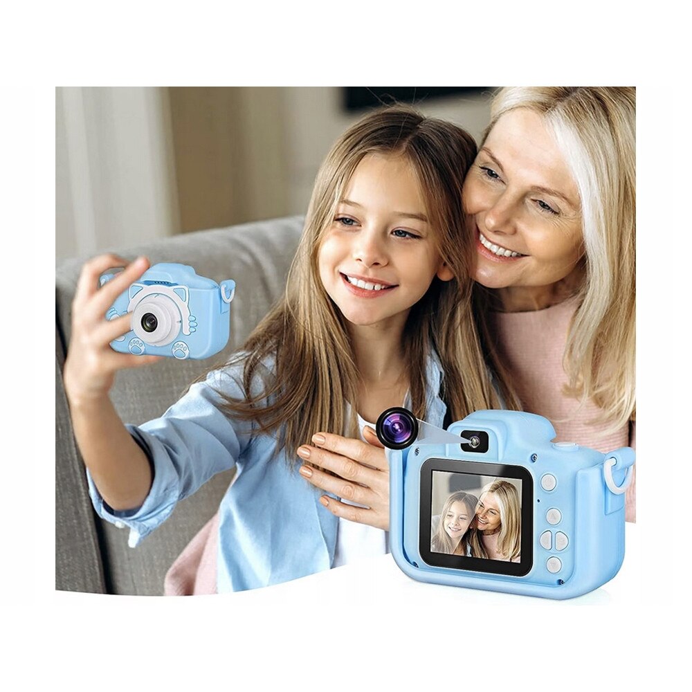 Camera digitala pentru copii, Verk Group, Albastru - eMAG.ro