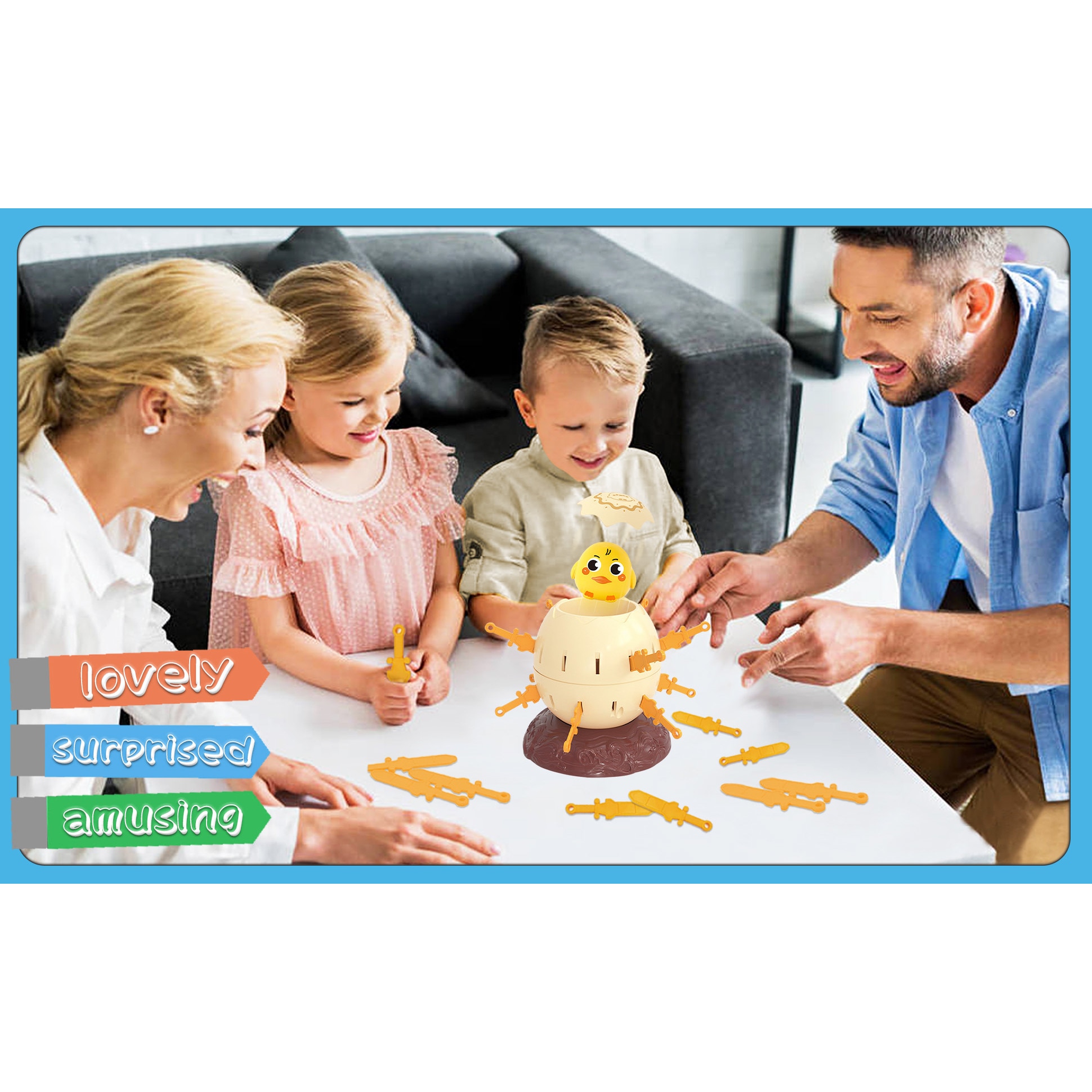 Mini joc pop-up pentru copii, Plastic, 3 ani+, Verde - eMAG.ro