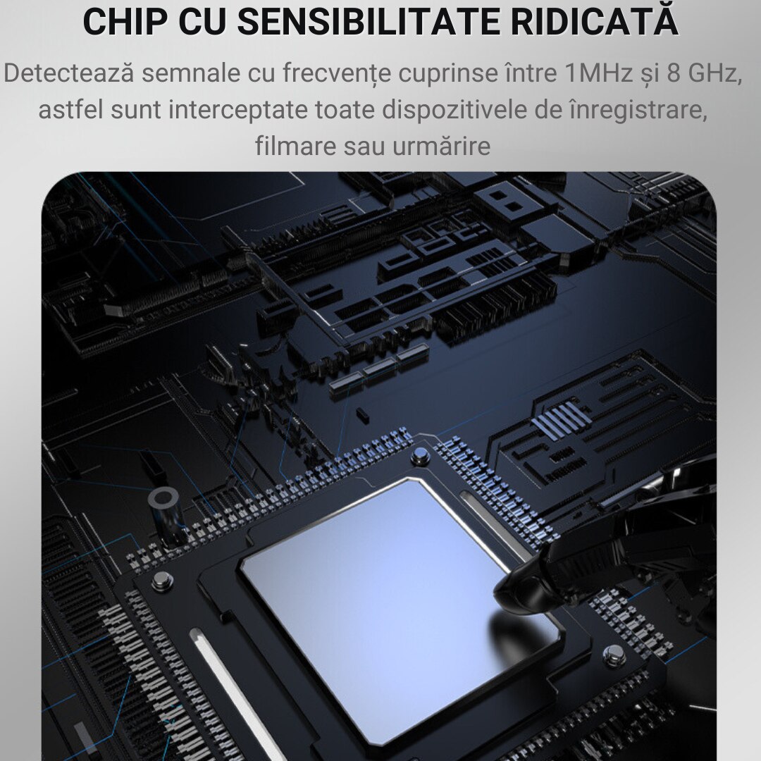 Detector cu inteligenta artificiala AI pentru aparate de spionaj ...