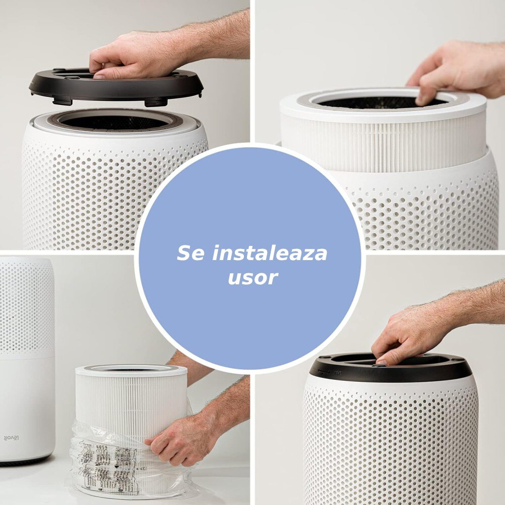 Filtru PAA-home compatibil cu purificatoarele de aer LEVOIT Core 400S ...