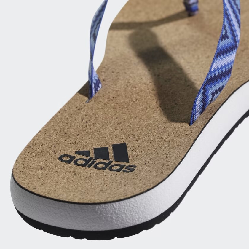 Slapi dama Adidas Eezay Cork, albastru, 39 - eMAG.ro