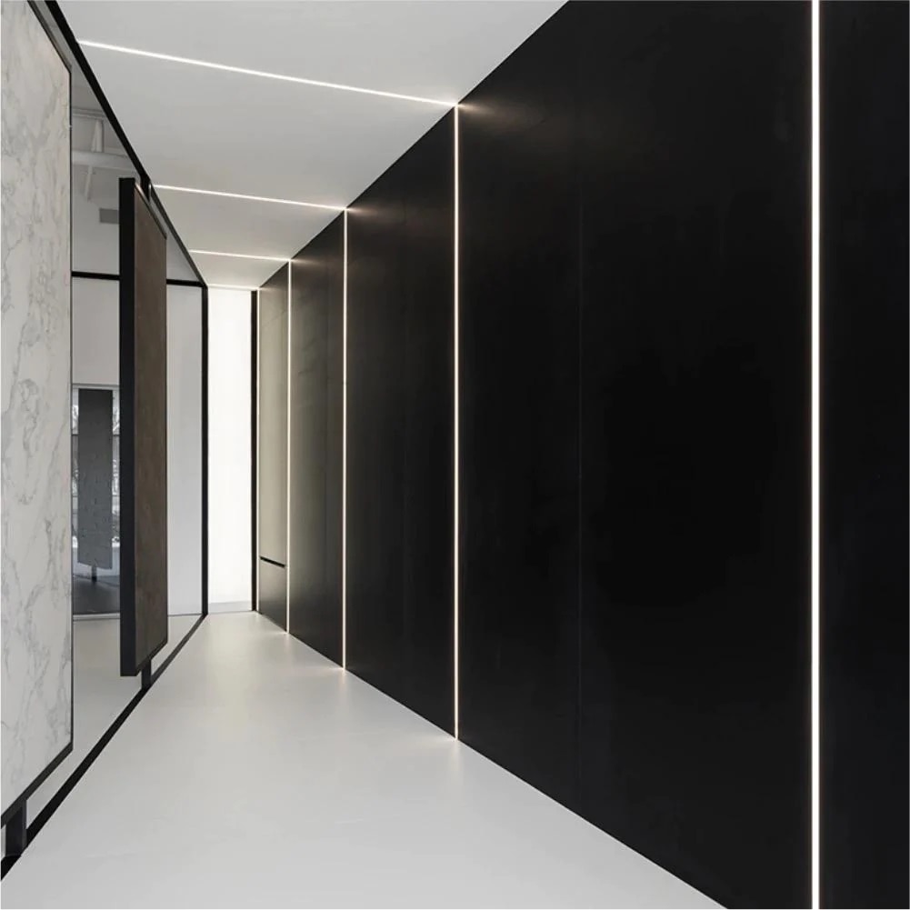 Profil Banda LED Aluminiu, rigips, incastrat, sub tencuiala - eMAG.ro