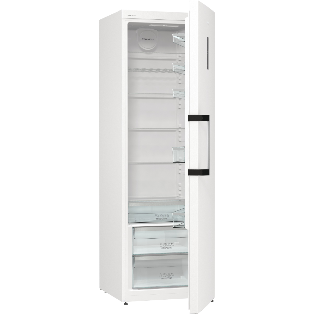Gorenje R619DAW6 Hűtőszekrény, 398l, M: 185 cm, EasyOpen, AdaptTech ...