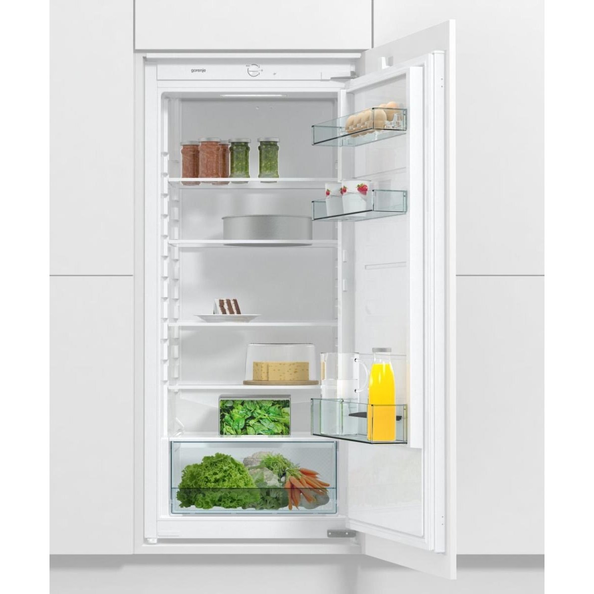 Gorenje RI412EE1 Beépíthető hűtőszekrény, 199l, M: 122.5 cm, LED ...