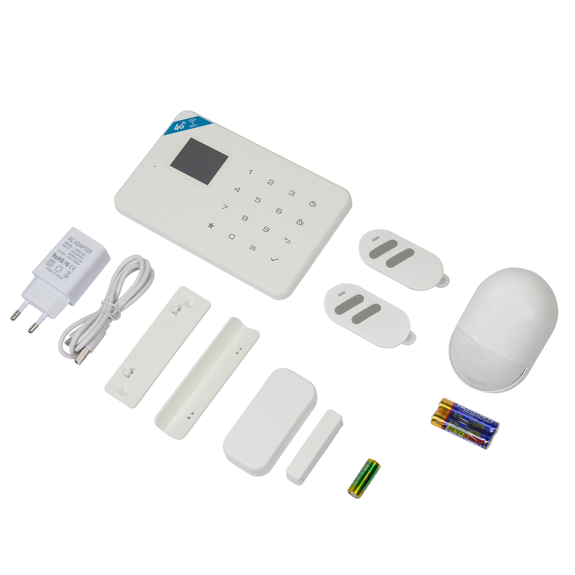 Sistem de alarma wireless PNI SafeHouse HS720, Wifi, GSM 4G, suporta 99 ...