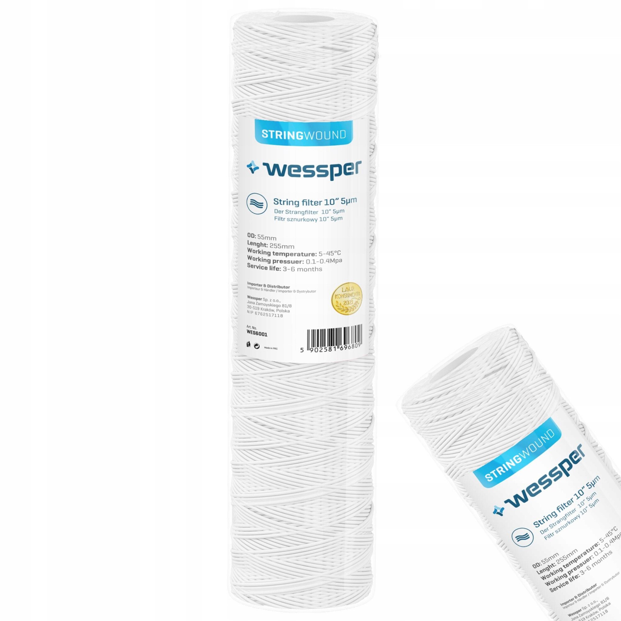 Sistem de filtrare apa, Wessper Water pro-filter 3/4", cu carbune ...