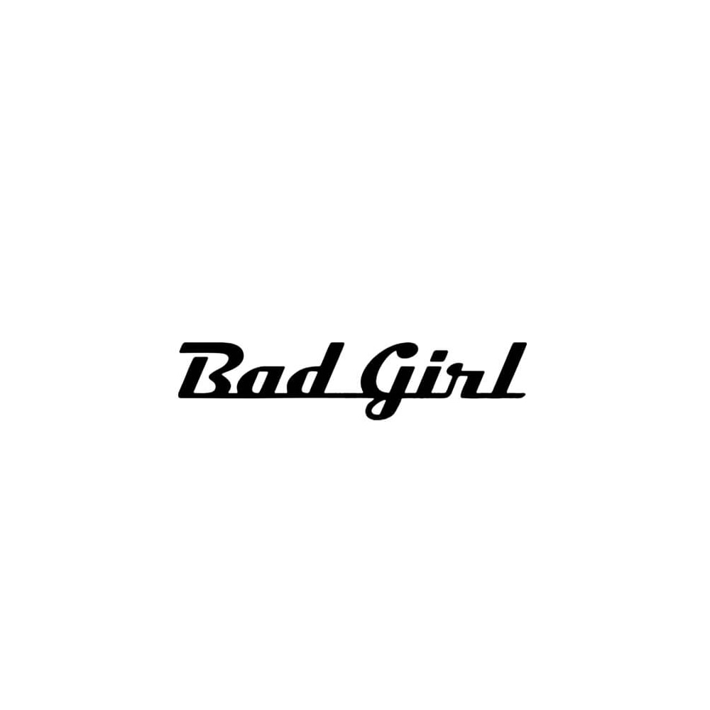 Sticker decorativ, Auto, Tuning, Bad Girl, Negru, PVC autocolant 30 cm ...