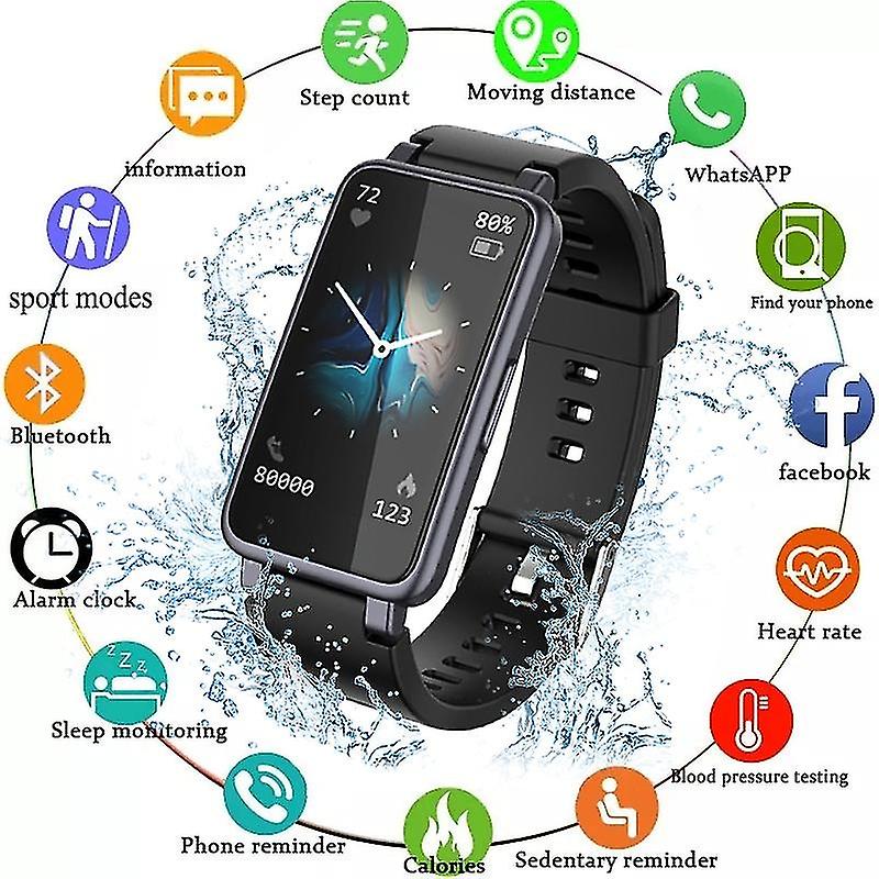 Часовник C2 Plus Ososo, фитнес гривна IP67 - eMAG.bg