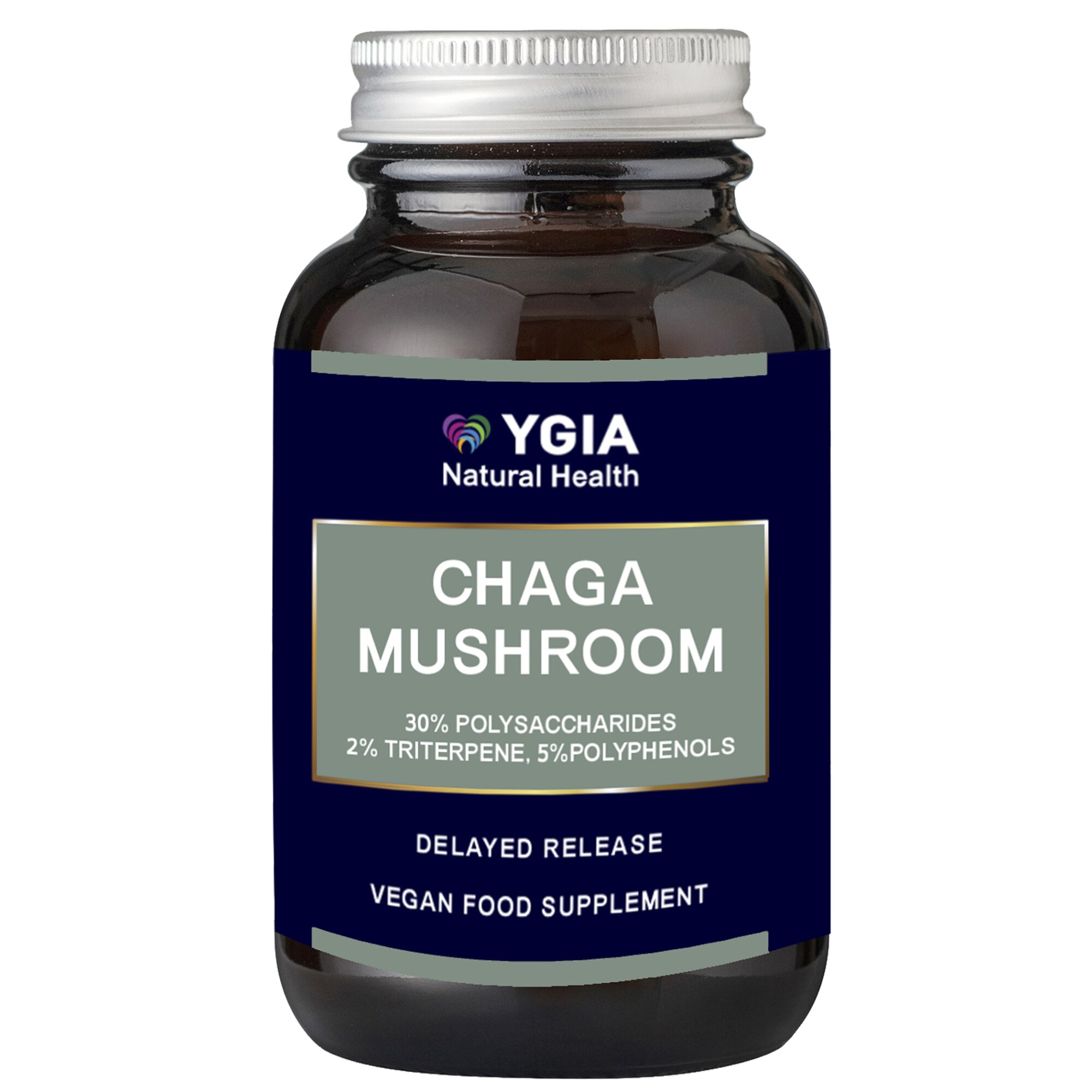 Supliment alimentar Ciuperca Chaga, Ygia Natural Health, 60 capsule ...