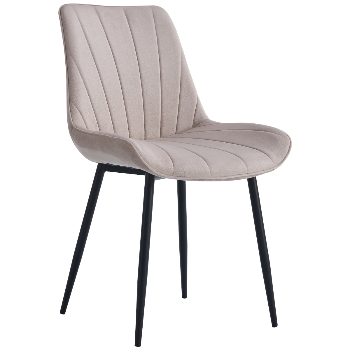 Scaun tapitat, 42 x 50 x 82 cm, Alice, Viking, bej-gri - eMAG.ro