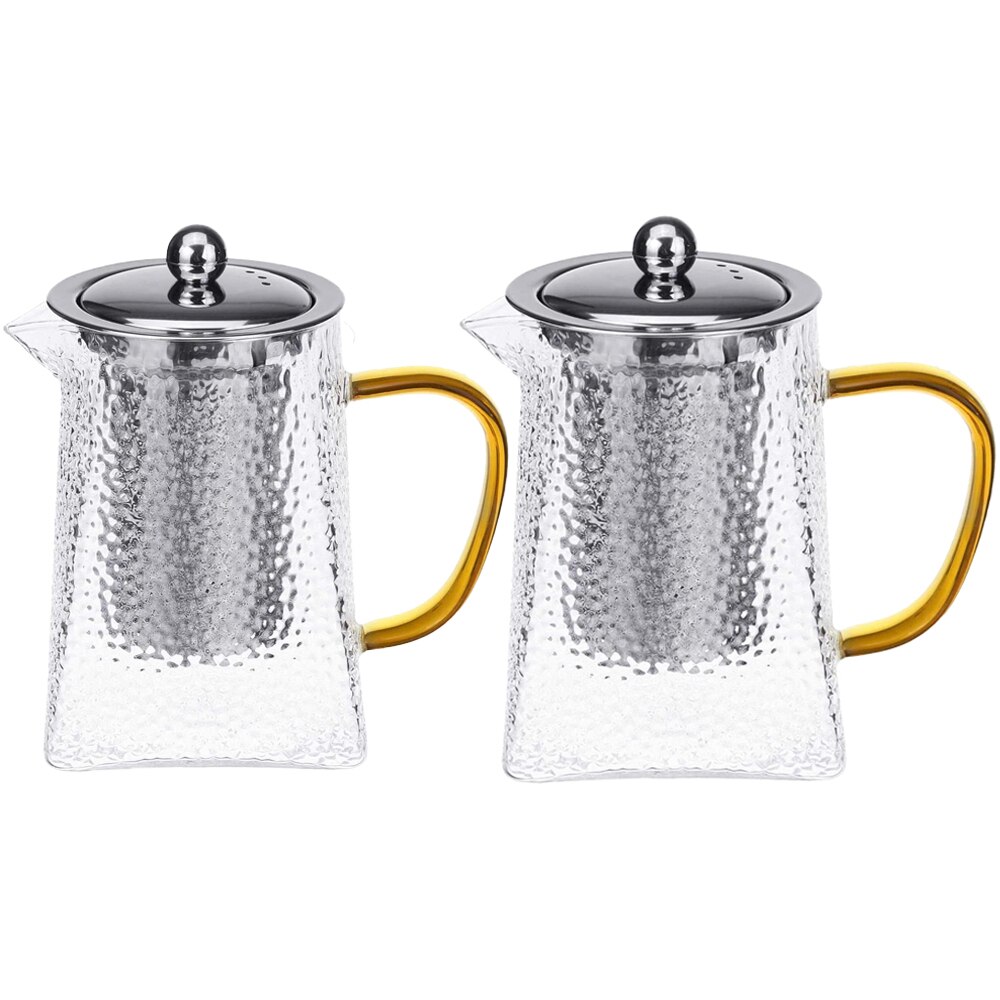 Set 2 ceainice, Quasar & Co.®, recipiente pentru ceai/cafea cu infuzor ...