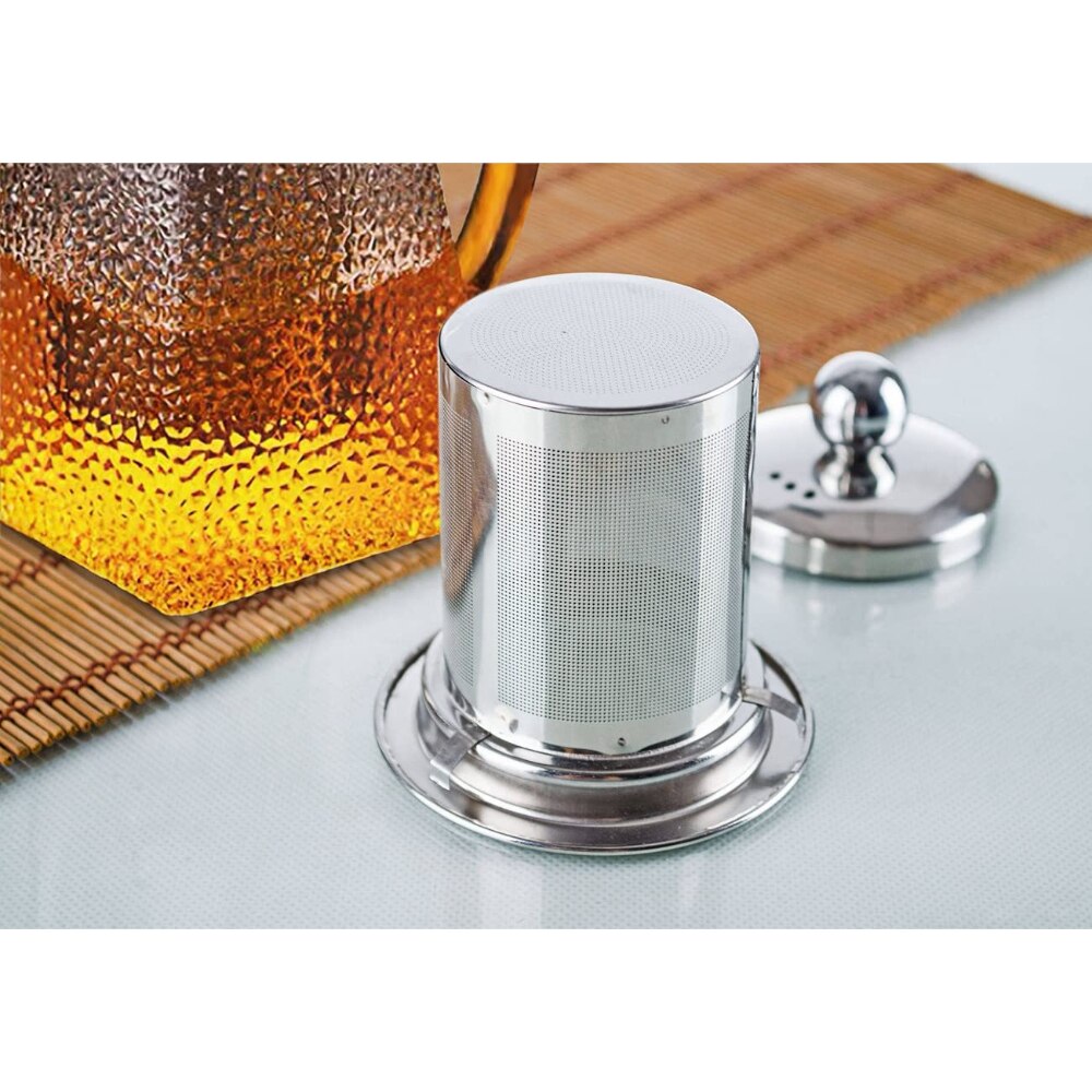 Set 2 ceainice, Quasar & Co.®, recipiente pentru ceai/cafea cu infuzor ...