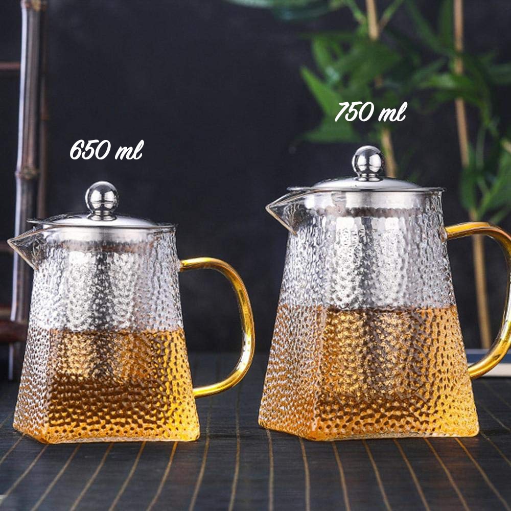 Set 2 ceainice, Quasar & Co.®, recipiente pentru ceai/cafea cu infuzor ...