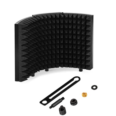 Filtru microfon, Scut de izolare a zgomotelor pentru microfon birou si ...
