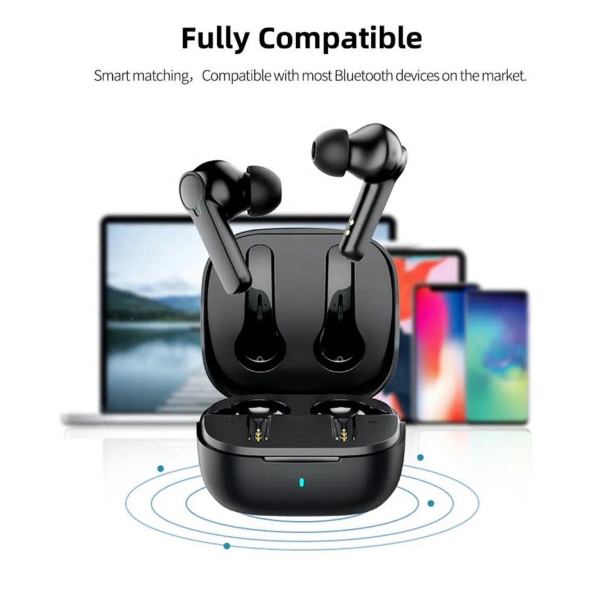 Casti wireless Trulyway H003 in ear, Bluetooth V5.1, 5G, rezistent la ...