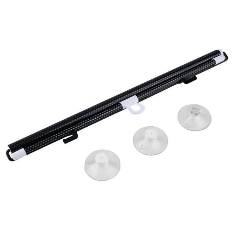 Parasolar auto cu ventuze, Pliabil, 58 x 125 cm, Negru - eMAG.ro