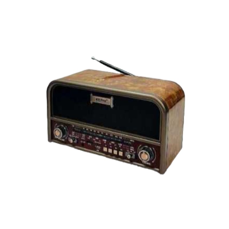 Radio retro reincarcabil, 5V, Maro - eMAG.ro