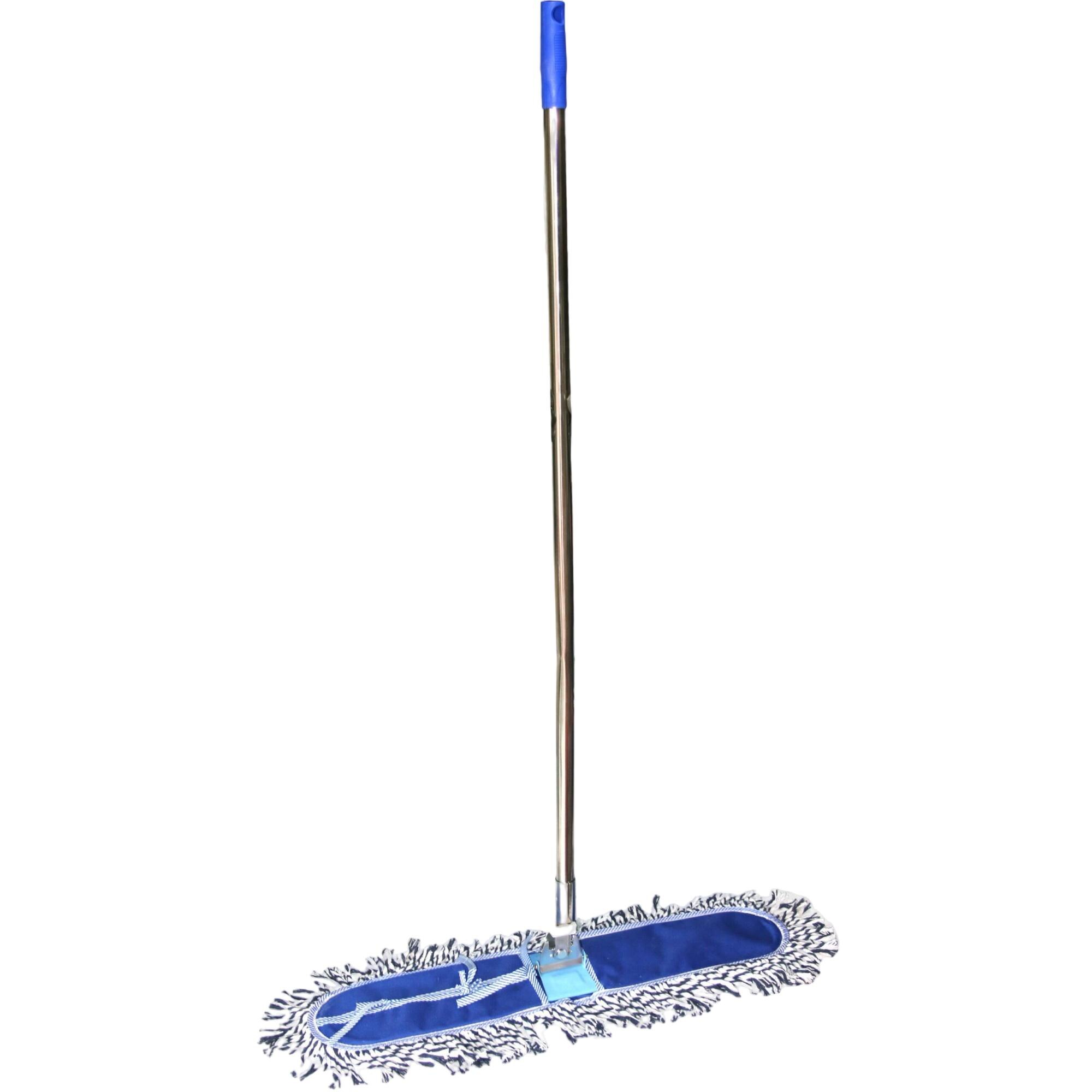 Mop pardoseala, VIOSARP, Microfibra, 90cm, Argintu/Albastru - eMAG.ro
