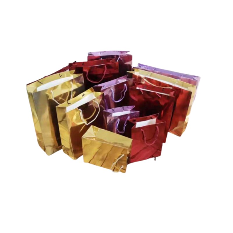 Set 10 pungi cadou, 29x9x38cm, Multicolor - eMAG.ro