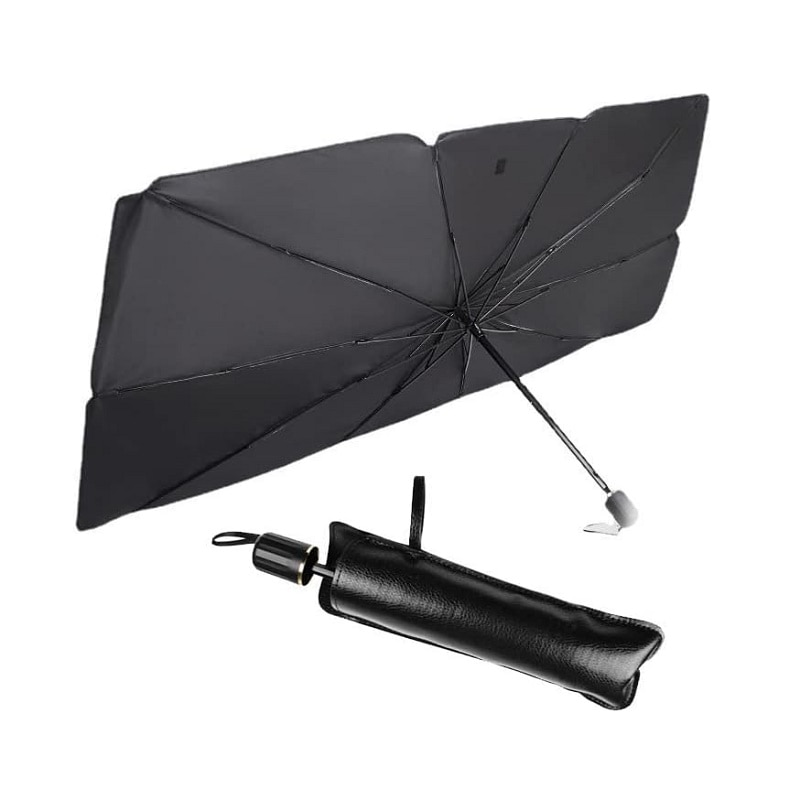 Parasolar auto, Poliester, Negru - eMAG.ro