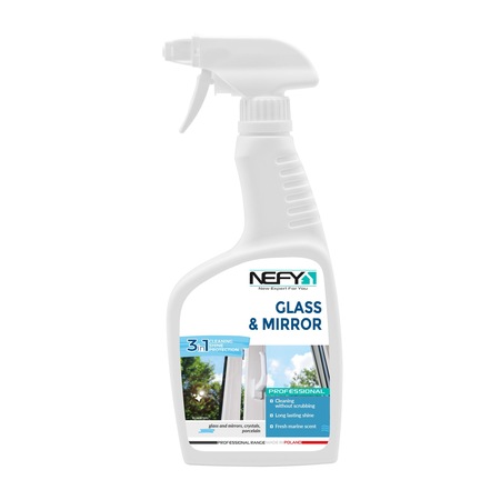 Spray pentru curatat geamuri si oglinzi, Nefy, 500ml - eMAG.ro