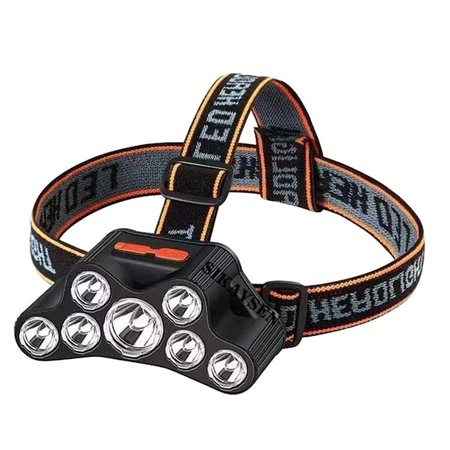 Lanterna frontala cu LED, ABS, Negru - eMAG.ro