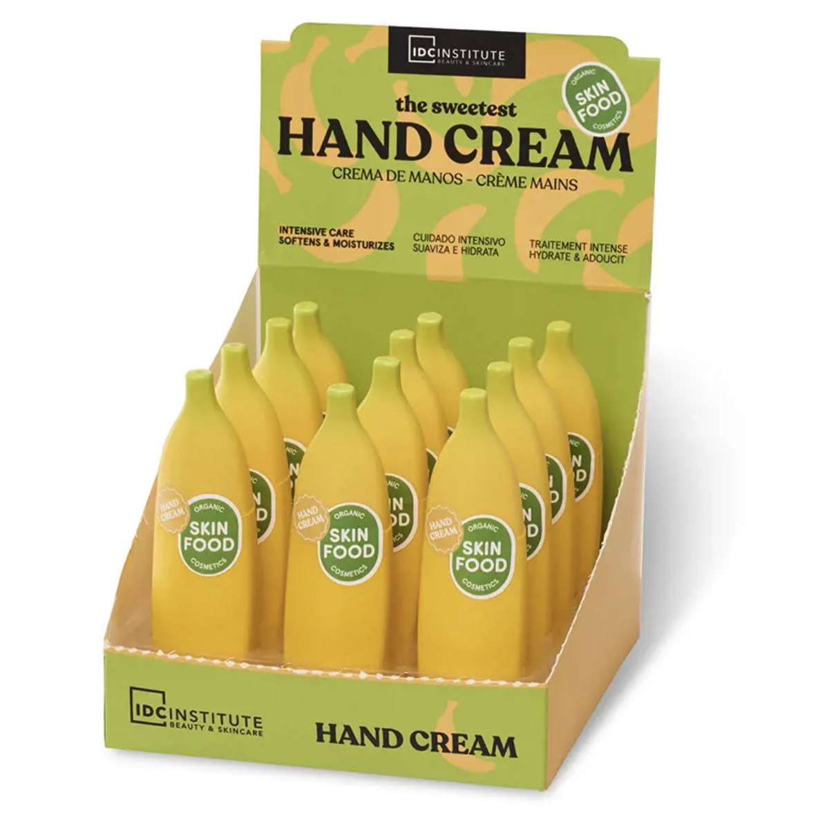 Crema de maini hidratanta, IDC Institute, Forma Banana, Galben - eMAG.ro