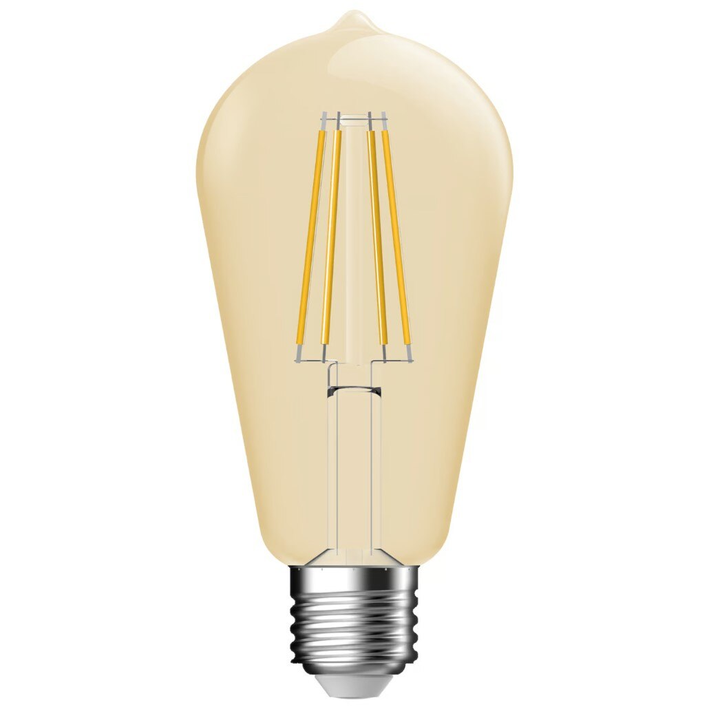 Bec decorativ, Clasic, Edison, Gold, E27 - eMAG.ro