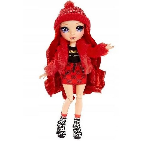 Papusa - Ruby Anderson, Rainbow High, Plastic, 4+ ani, 28 cm, Multicolor - eMAG.ro
