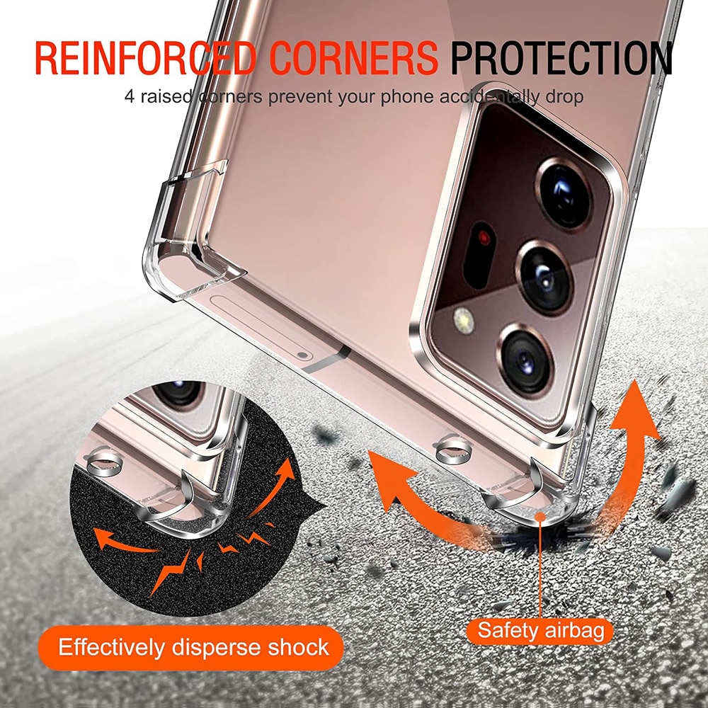 Противоударно покритие, съвместимо с Samsung Galaxy Note 20 Ultra 4G / Note 20 Ultra 5G ...