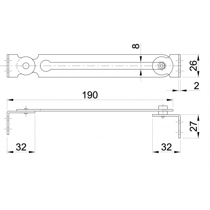 Ограничител за прозорец IBFM 348F, галванизирана стомана - eMAG.bg